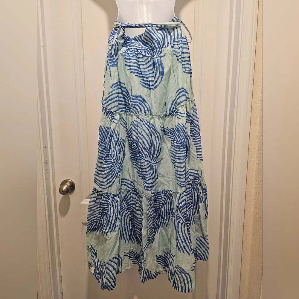 Vineyard Vines | Skirts | Vineyard Vines Palm Frond Maxi Skirt Sz 4 ...